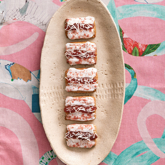 Quandong and Davidson’s Plum Iced Vovos – Food For Everyone